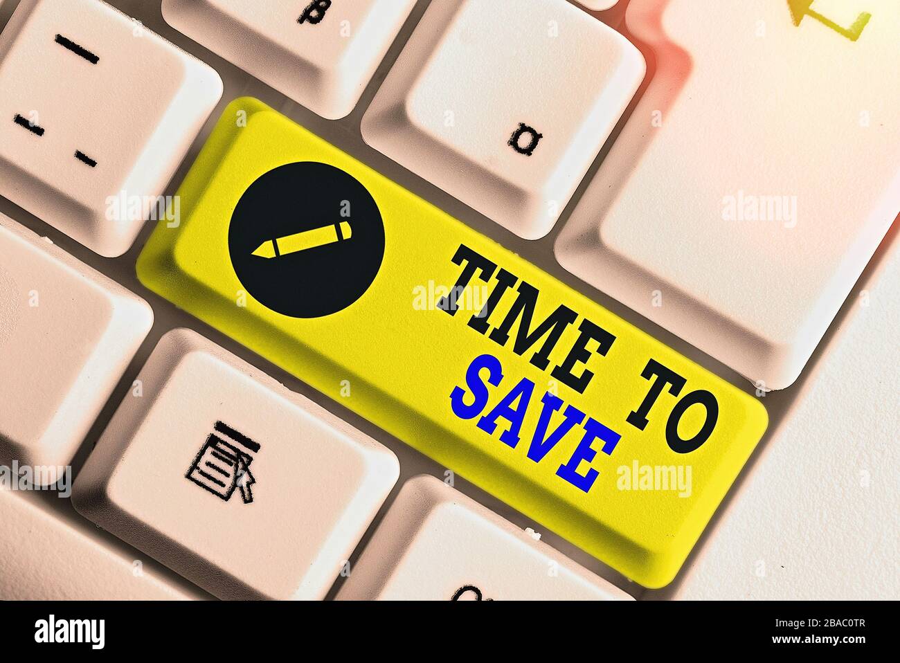 Text sign showing Time To Save. Business photo text to do something more efficiently that less ...