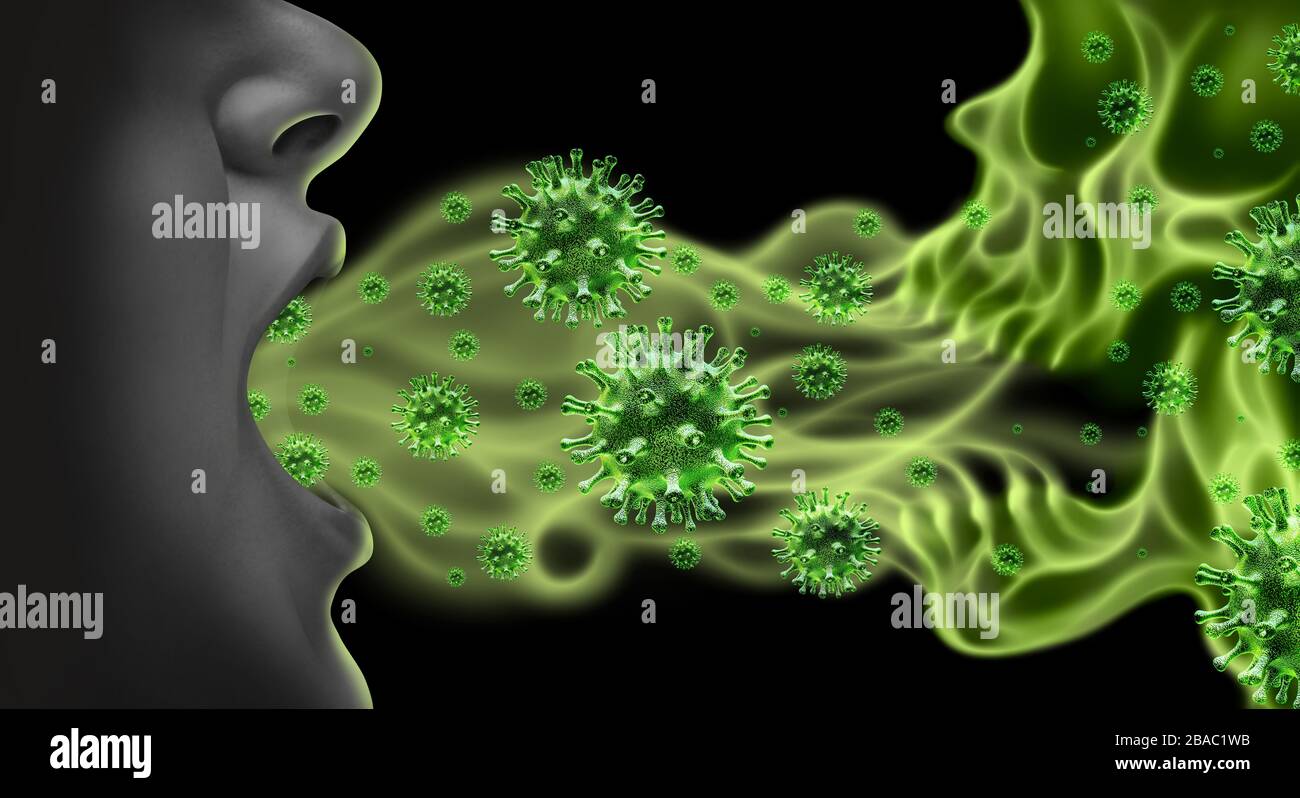 Coronavirus public health risk disease and flu outbreak or ...