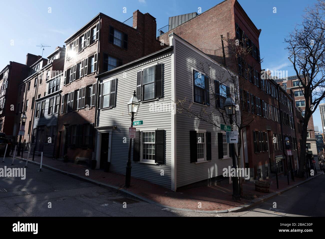 Empty boston streets hi-res stock photography and images - Alamy