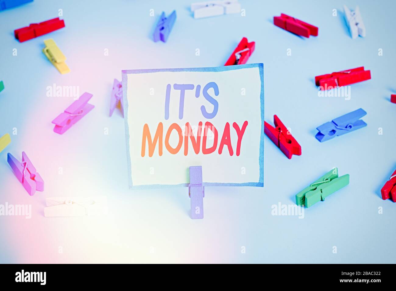 Conceptual hand writing showing Its Monday. Concept meaning welcoming ...