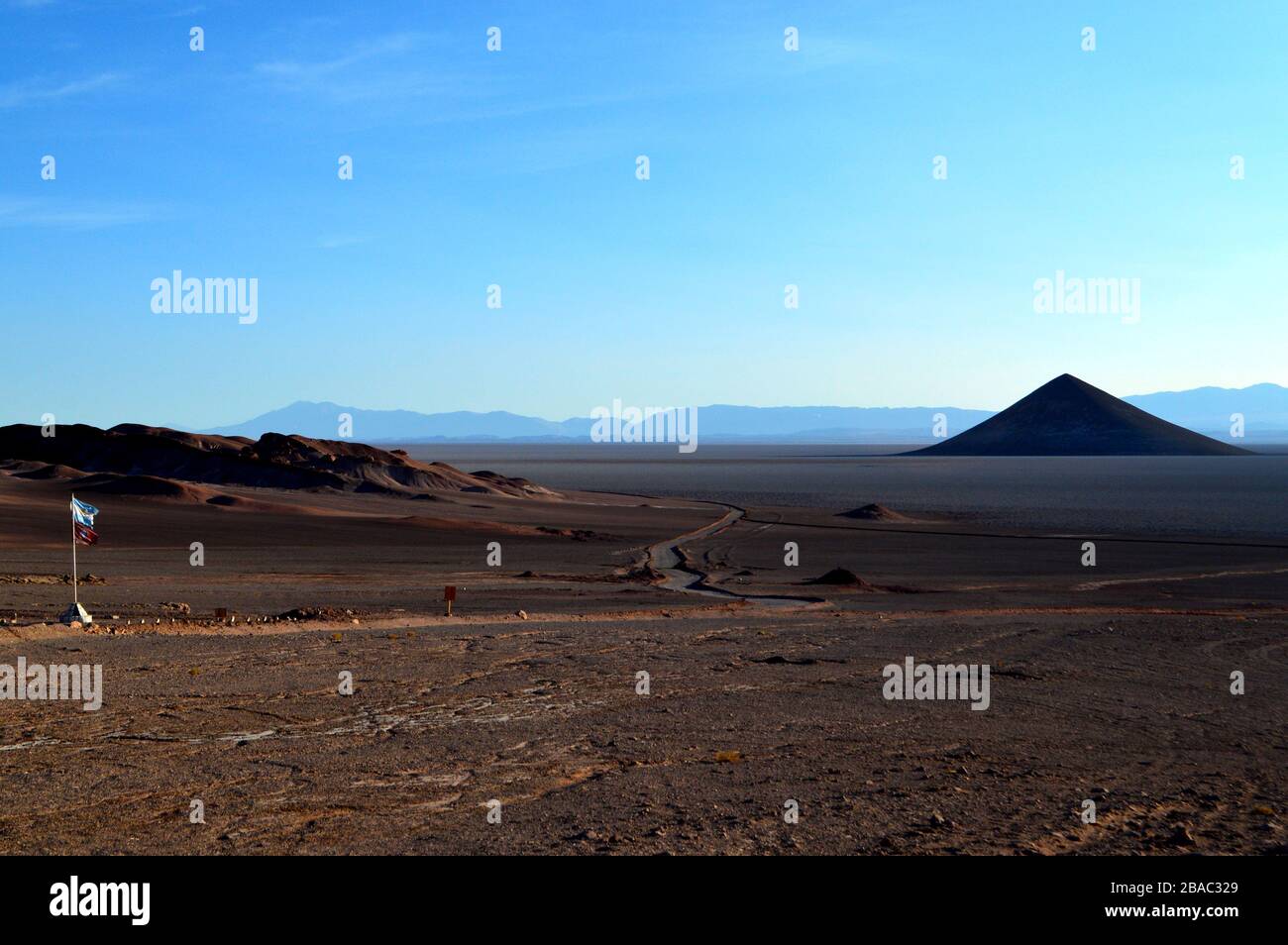 Cone of Arita from the Lindero camp, Tolar Grande, Salta, Argentina ...