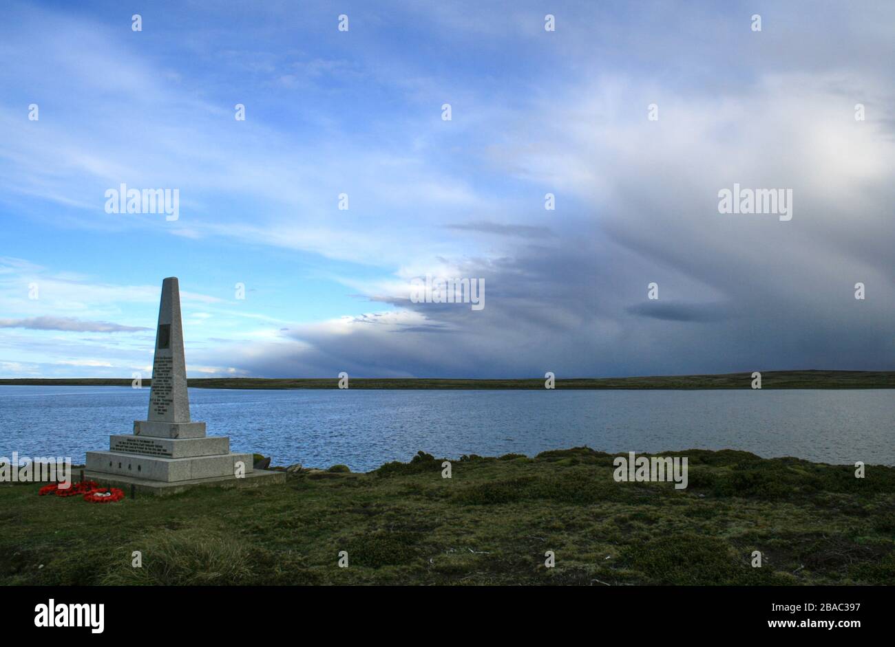 RFA Memorial Falkland Islands Stock Photo - Alamy