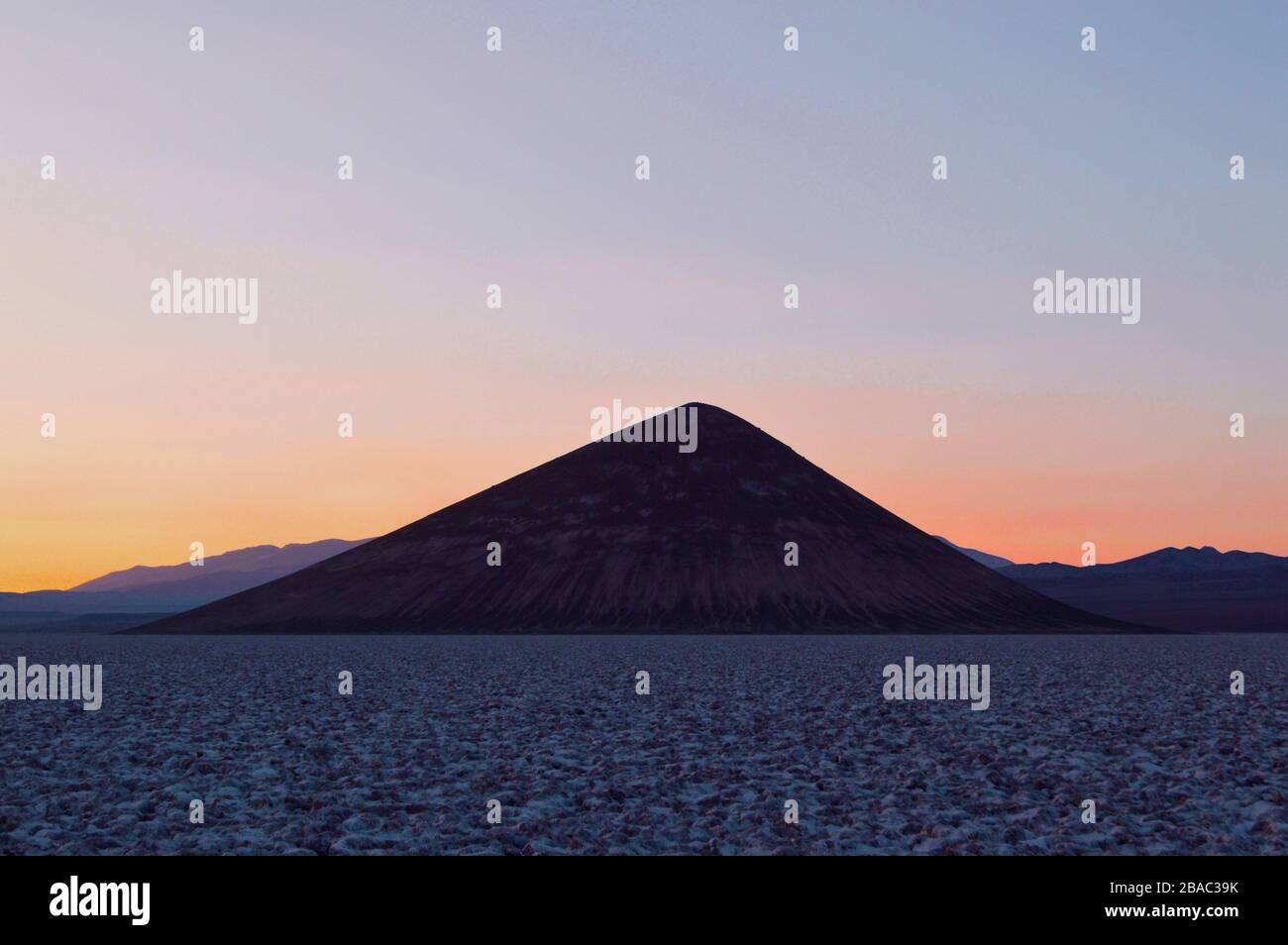 Sunrise in the Cone of Arita south of the Arizaro salt flat, Tolar ...