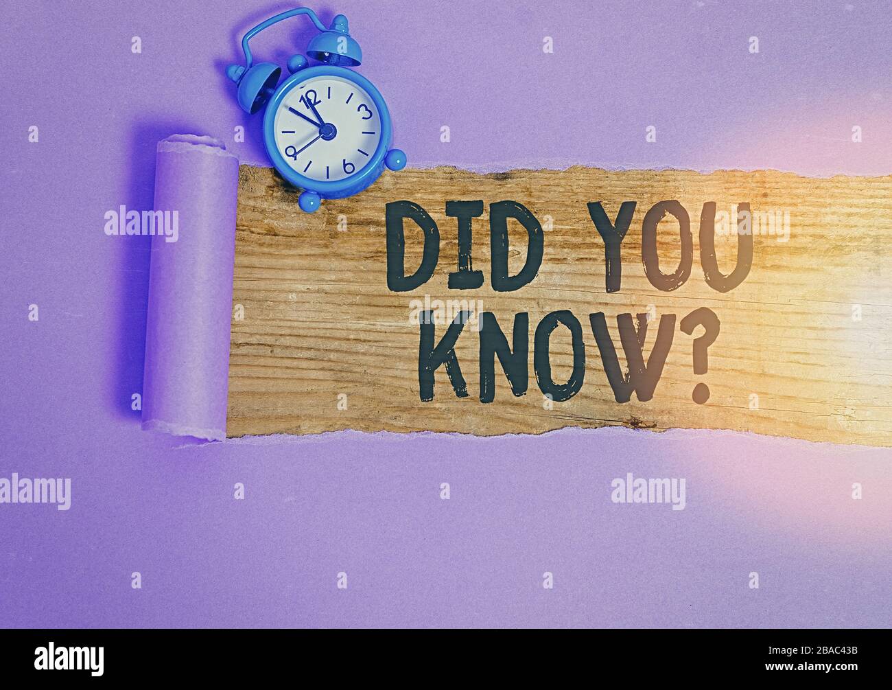 Word writing text Did You Know Question. Business photo showcasing when ...