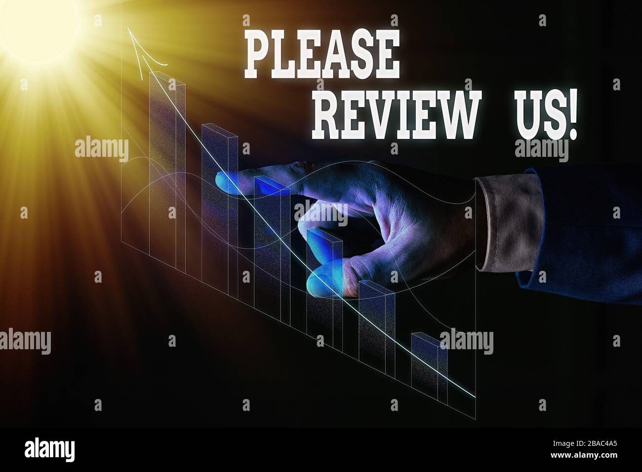 Handwriting text Please Review Us. Conceptual photo situation or system ...