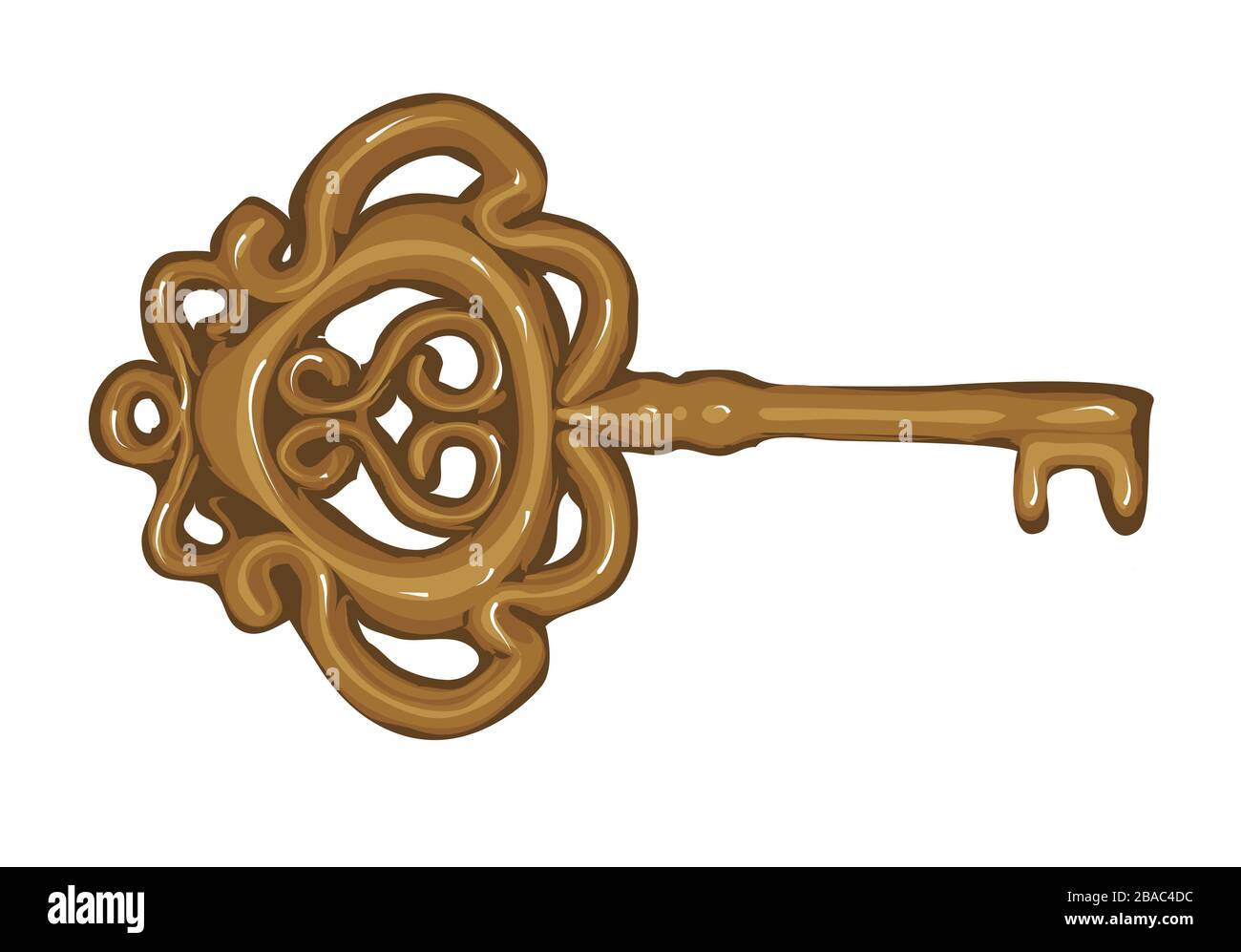 vector key isolated on a white background Stock Vector Image & Art - Alamy