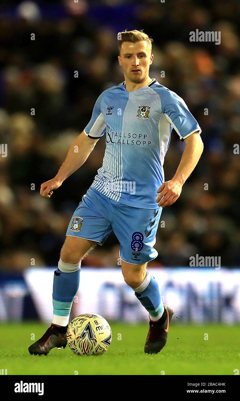 Coventry City's Jamie Allen Stock Photo - Alamy