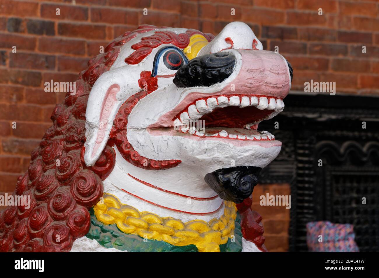 Kathmandu, Nepal. 2nd Feb, 2014. Kumari Ghar, details of the house of ...
