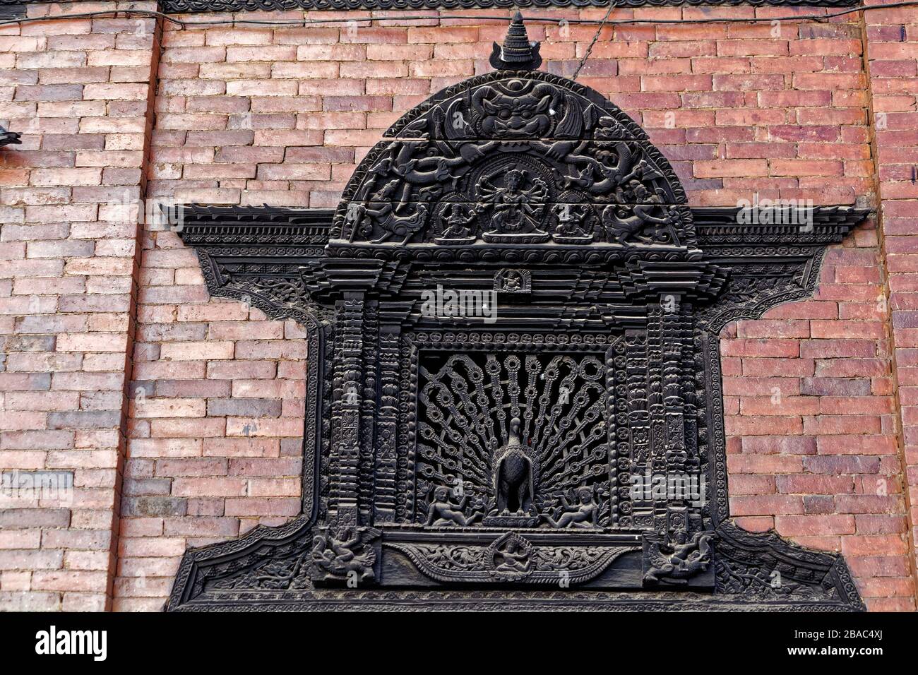 Kathmandu, Nepal. 2nd Feb, 2014. Kumari Ghar, details of the house of ...