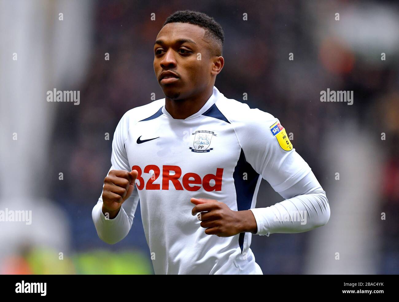 Preston North End's Darnell Fisher in action Stock Photo - Alamy