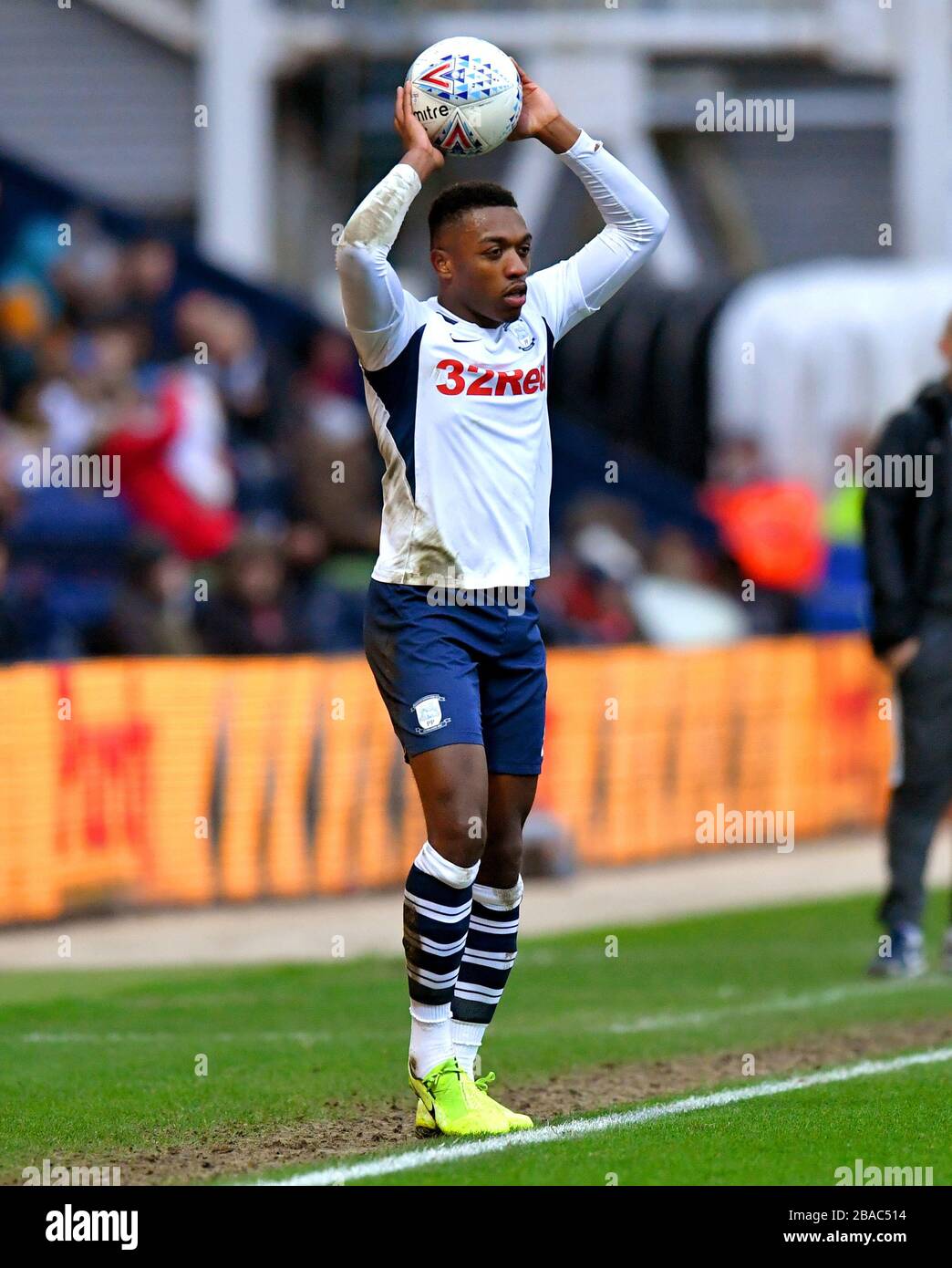 Preston North End's Darnell Fisher in action Stock Photo - Alamy