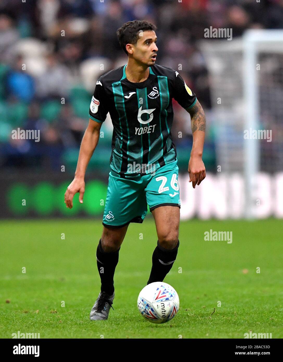 Swansea City's Kyle Naughton in action Stock Photo - Alamy