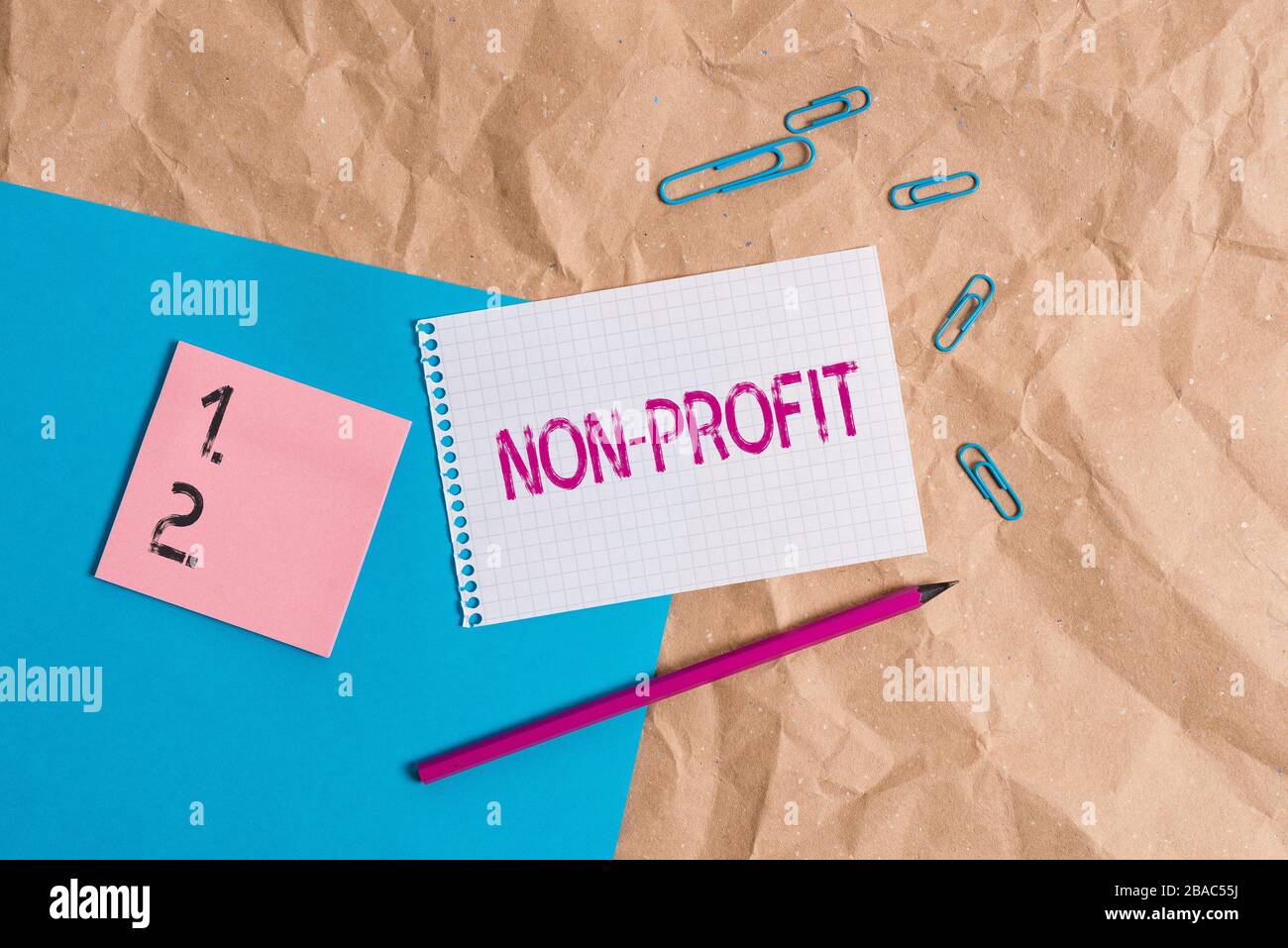 Text sign showing Non Profit. Business photo text type of organization ...