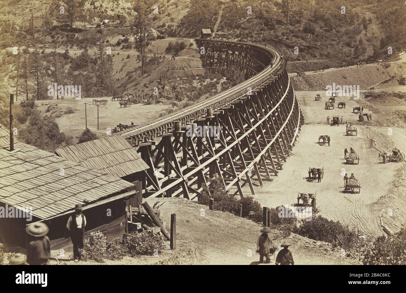 California railroad chinese workers hi-res stock photography and images ...