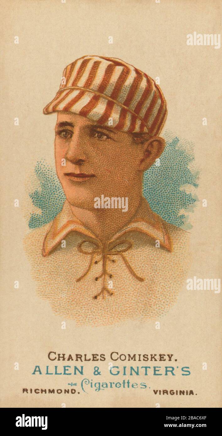 Charles Comiskey played with the St. Louis Brown Stockings from 1882 ...