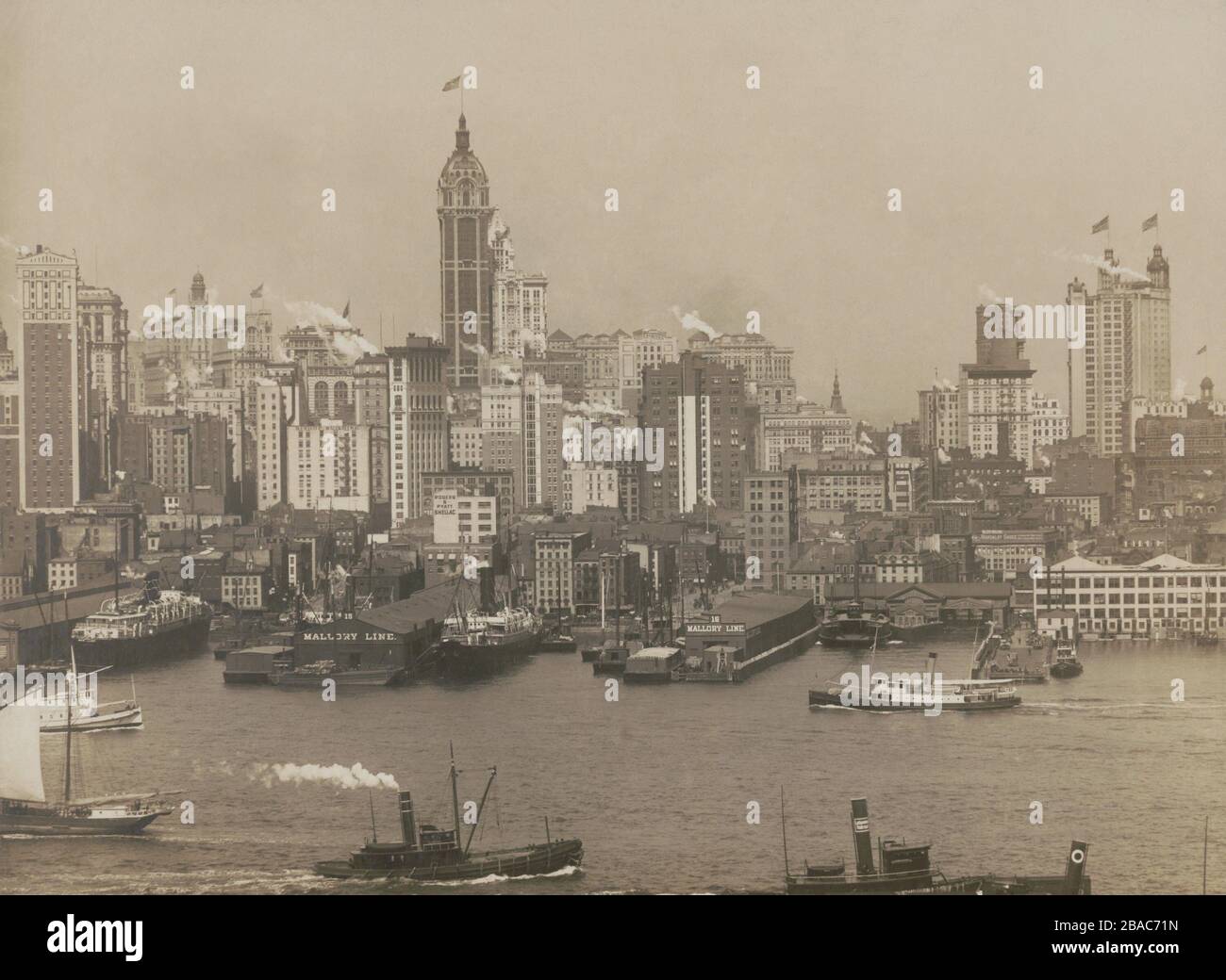 The Singer Building Tower was the world's tallest building when this ...