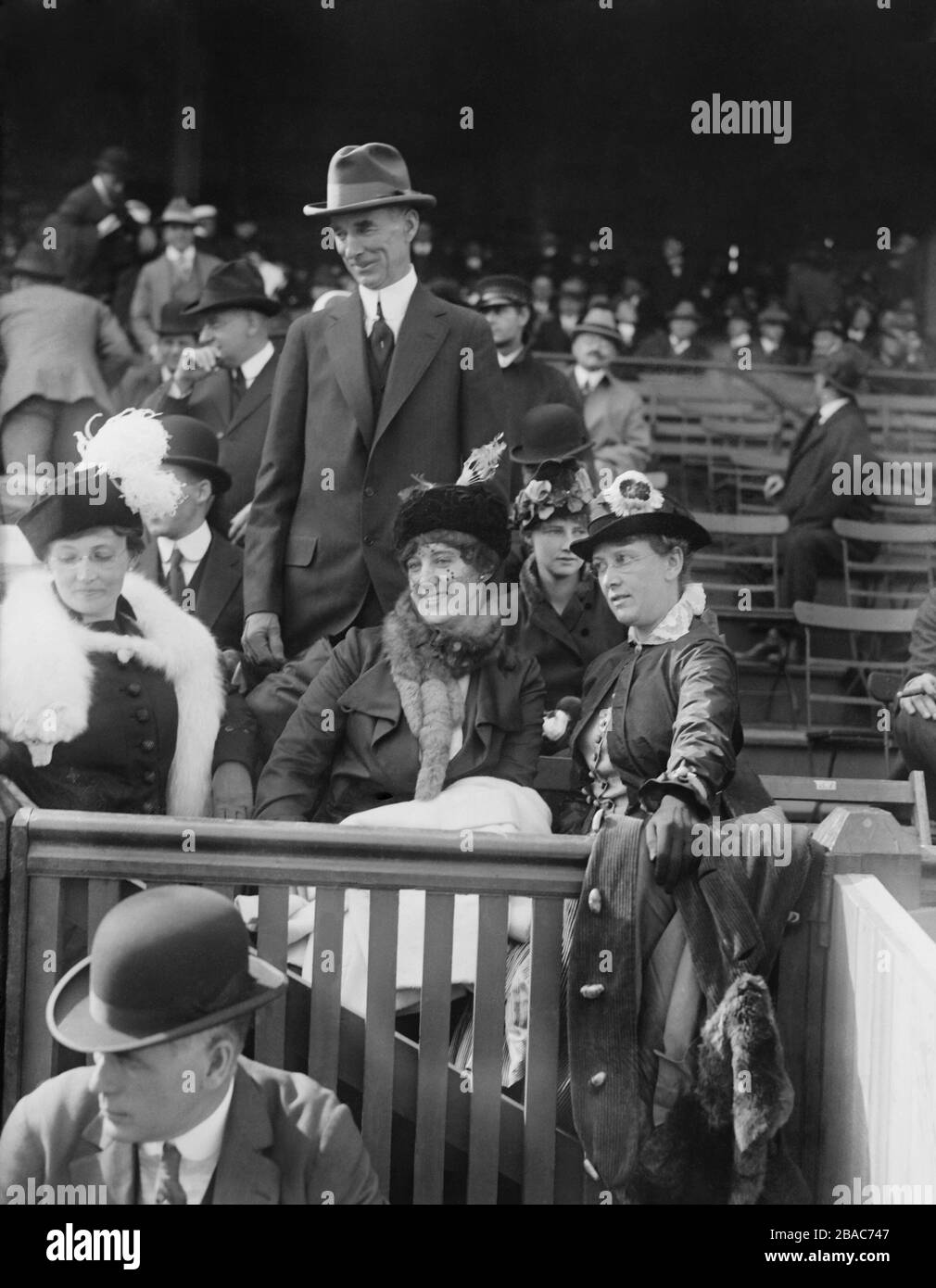 Connie Mack, manager and part owner of the Philadelphia Athletes at a ...