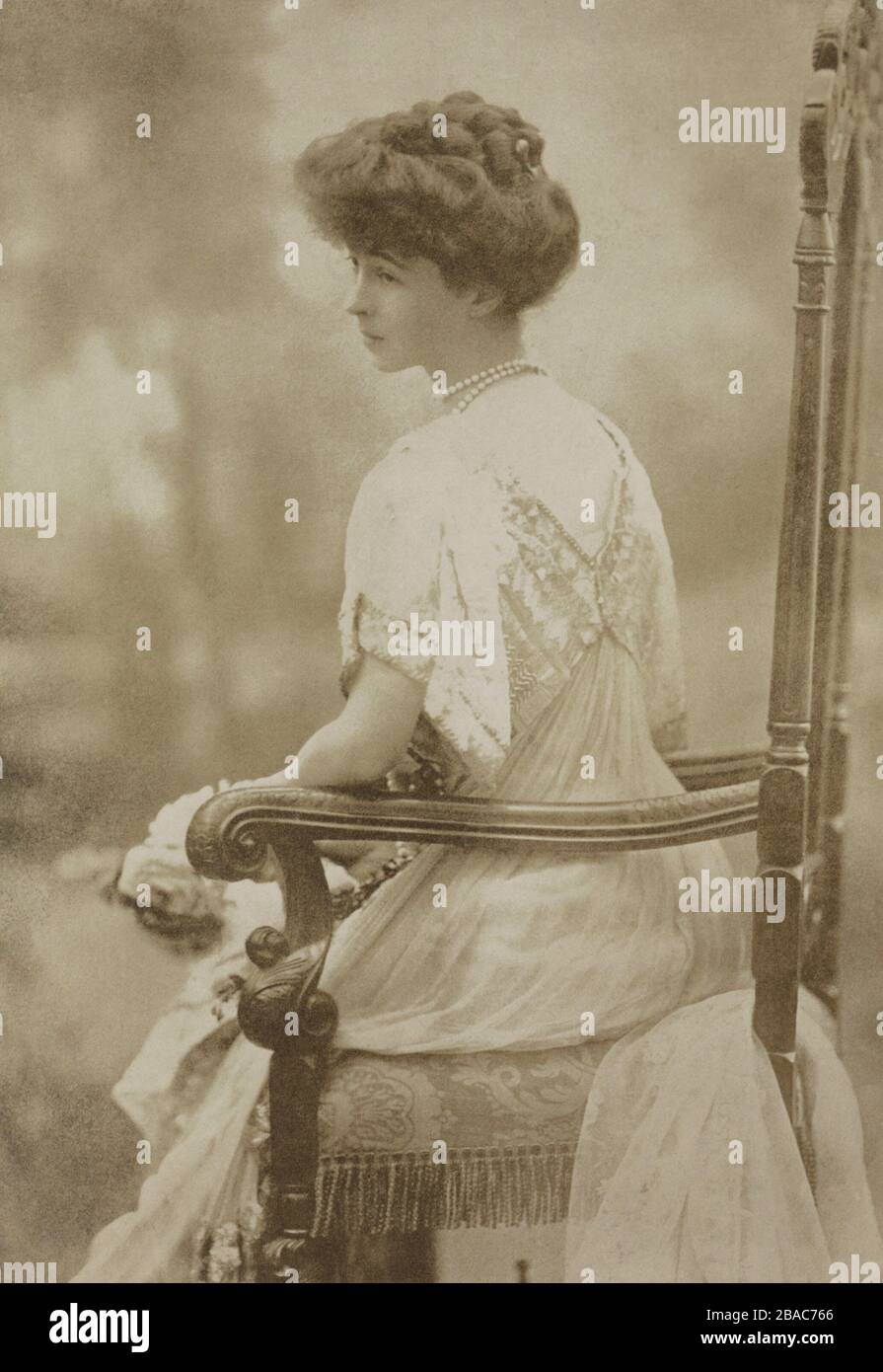 Consuelo Vanderbilt as a young woman, c. 1895-1905. She was in an ...