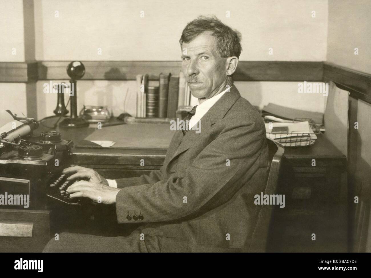 James J. Montague, American journalist and poet, in 1928. He was a ...