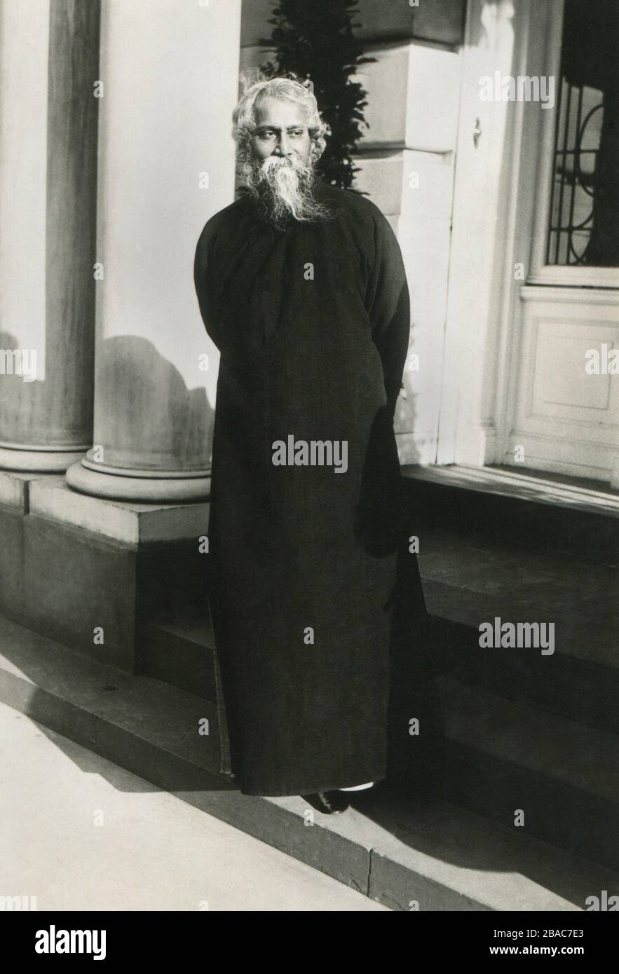 Indian poet and philosopher Rabindranath Tagore. He advocated for ...