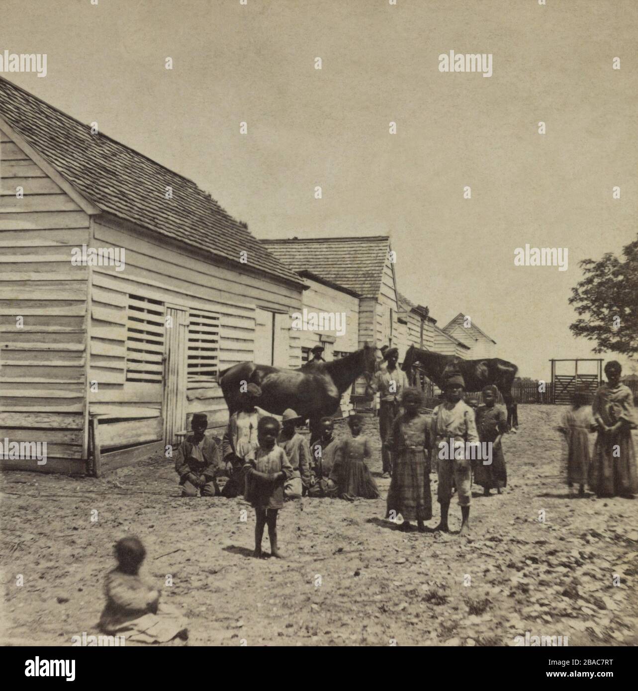 Children and adults at 'School Farm,' which would become the Penn ...