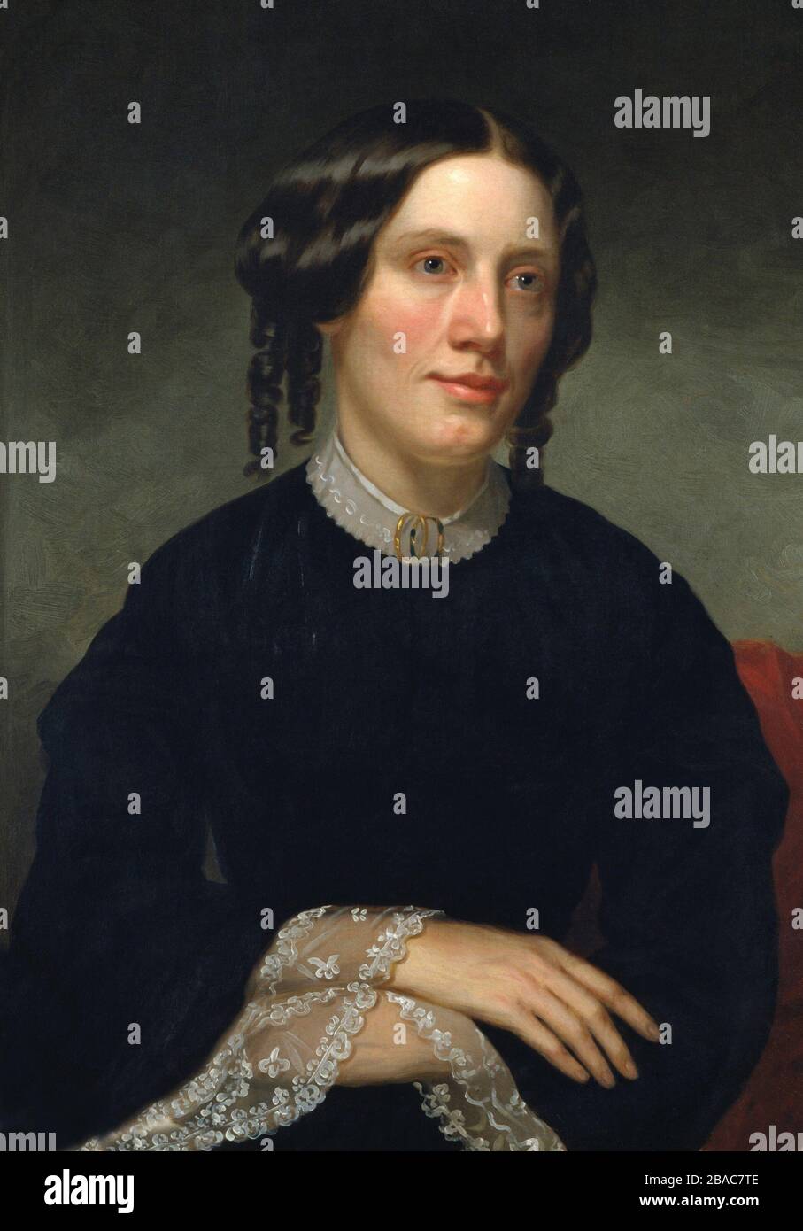 Harriet Beecher Stowe in 1853, a year after she published UNCLE TOM'S ...