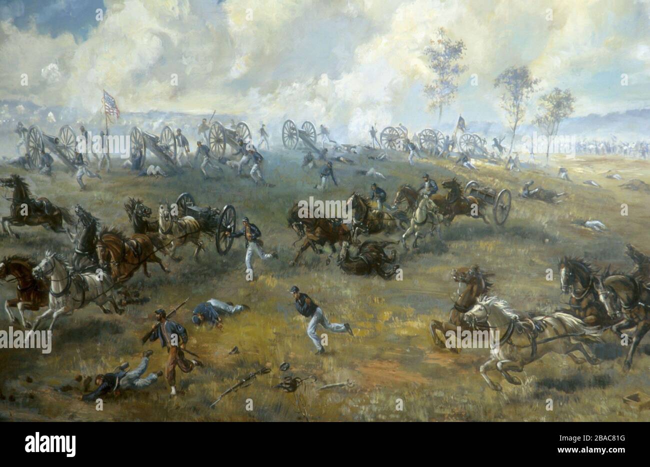 First Battle of Bull Run, (First Manassas), July 21, 1861. Capture of ...