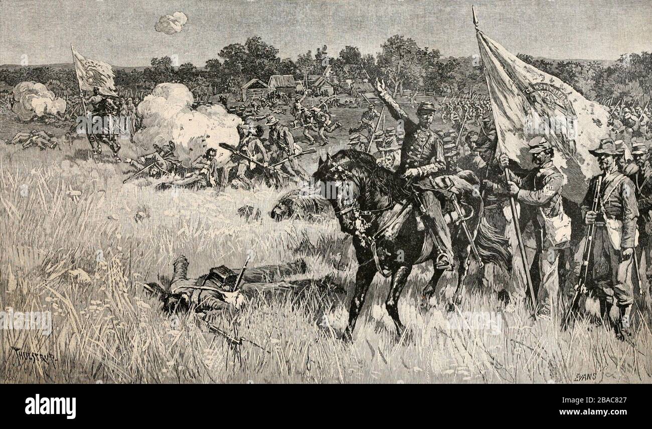 First Battle of Bull Run, (First Manassas), July 21, 1861. Gen. Joseph ...