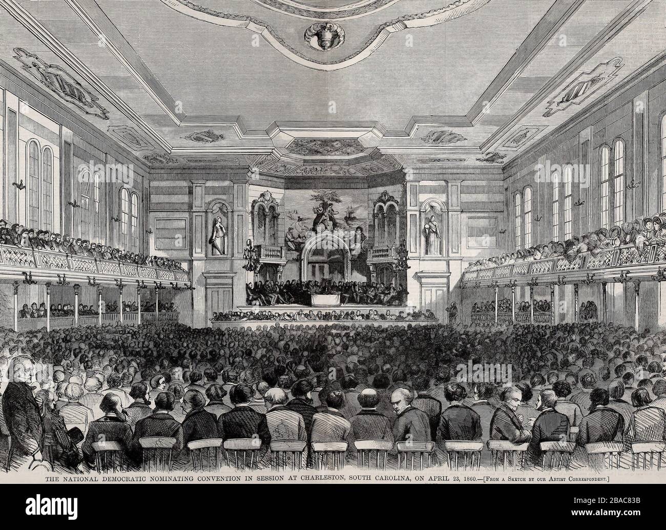 National Democratic nominating convention in session, Charleston, South ...