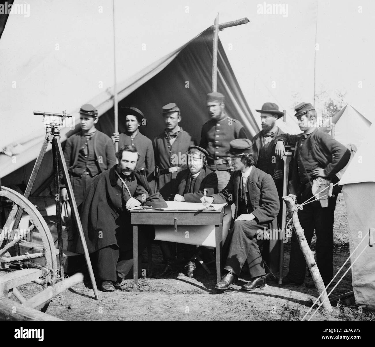American civil war center Black and White Stock Photos & Images - Alamy