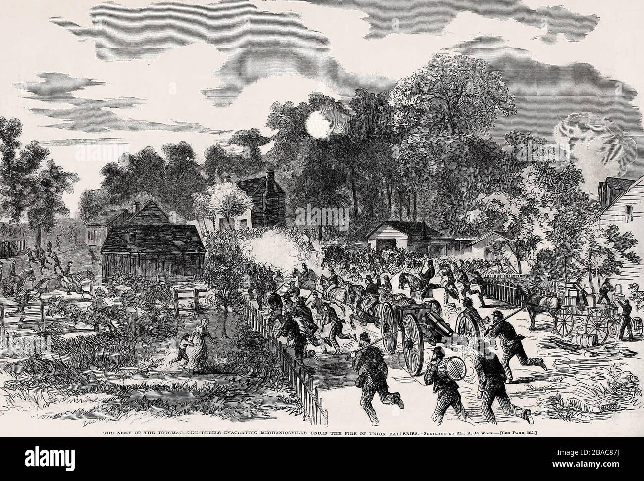 US Civil War, Peninsula Campaign, Seven Days Battles, June 25-July 1 ...