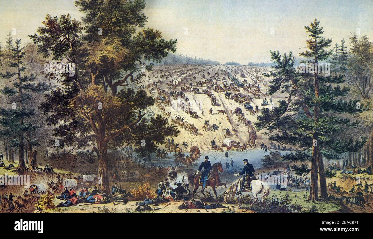 US Civil War, Peninsula Campaign, Seven Days Battles, June 25-July 1 ...