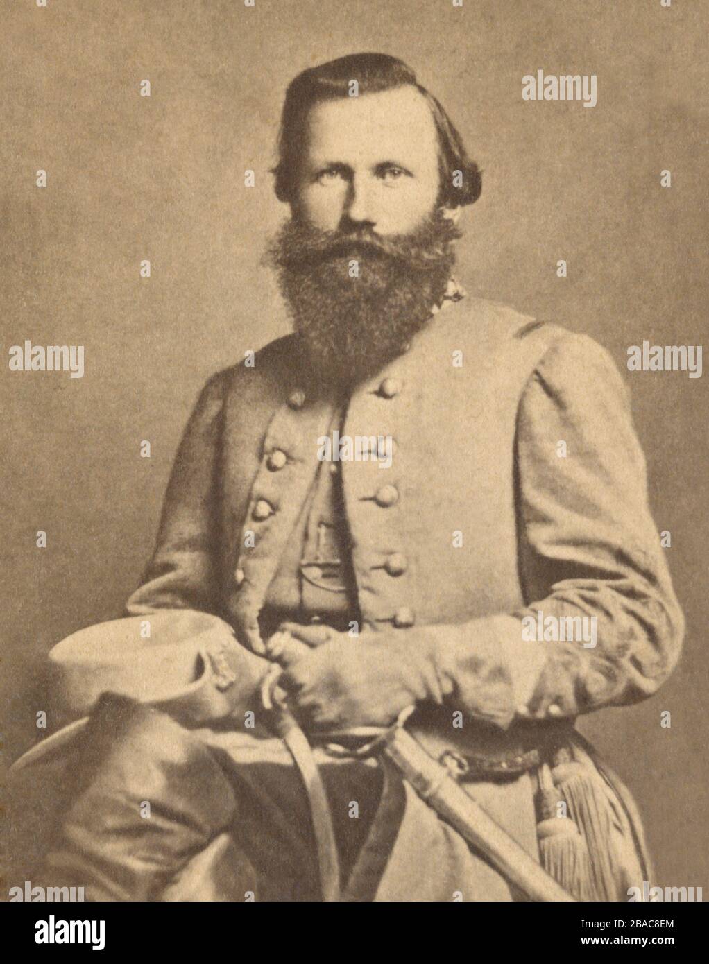 Confederate Cavalry General, J. E.B. Stuart. He was nicknamed 'Jeb ...