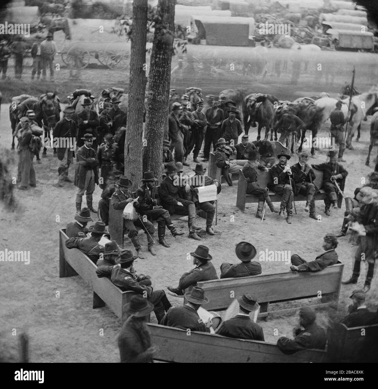 US Civil War. Overland Campaign, May 4 to June 24, 1864. Gen. Ulysses ...