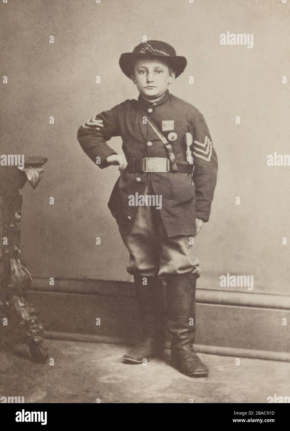 Sergeant Johnny Clem in 1863, after the Battle of Chickamauga. In 1861 ...