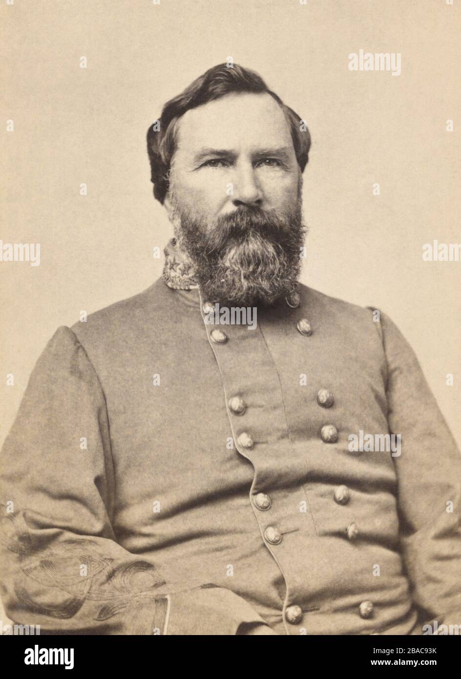 Confederate General James Longstreet, c. 1861-65, was one of Robert E ...