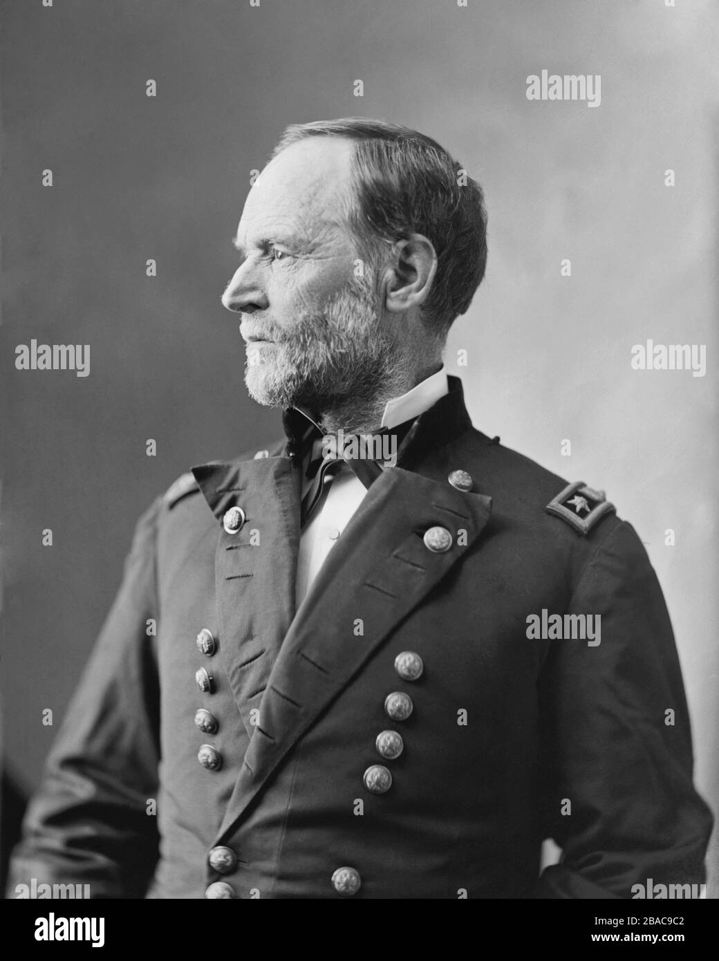 William T. Sherman, c. 1875-80, when he was Commanding General of the ...