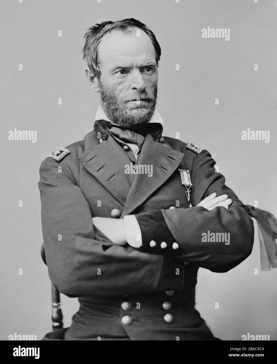 Major General William T. Sherman, Commander of the Armies of Tennessee ...
