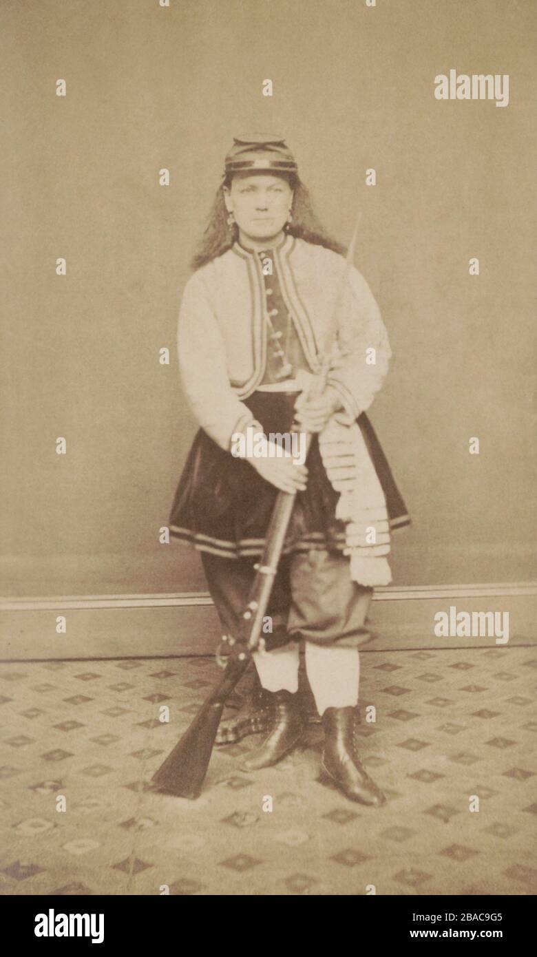 Kady Brownell was the only female to receive discharge papers from the ...