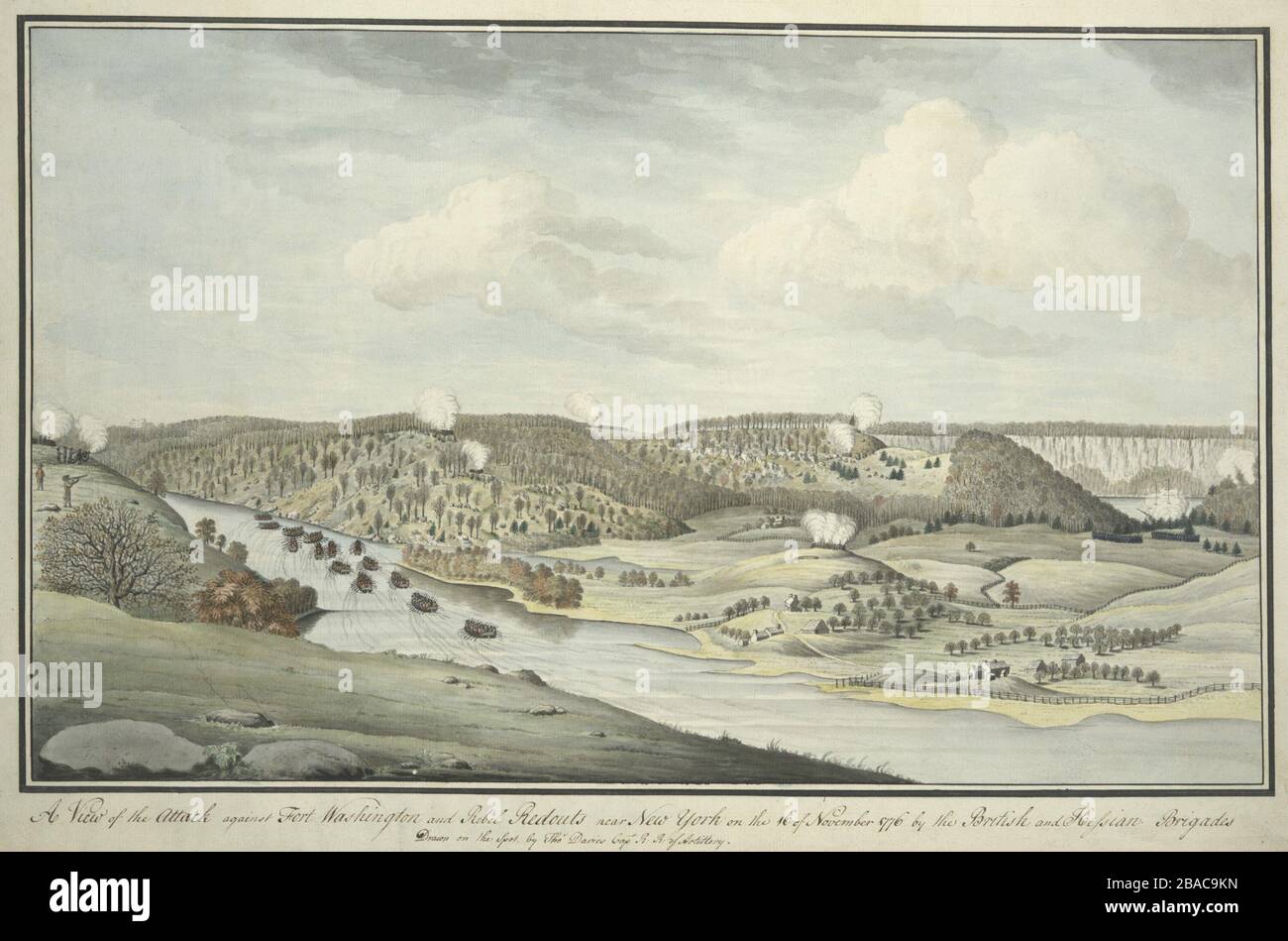 American Revolution, New York Campaign. Battle of Fort Washington ...