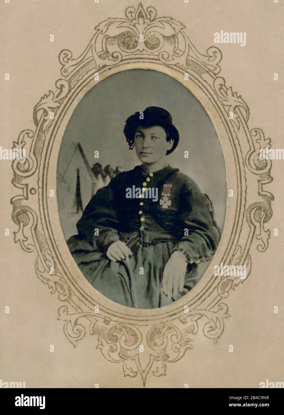 Annie Etheridge, Union nurse and vivandière of 3rd Michigan Infantry ...