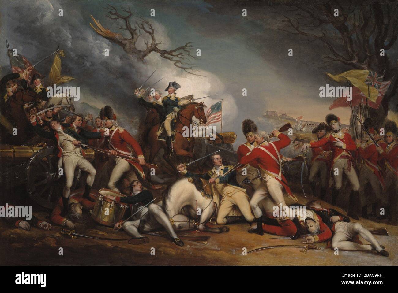 American Revolution. 'The Death of General Mercer at Battle of ...
