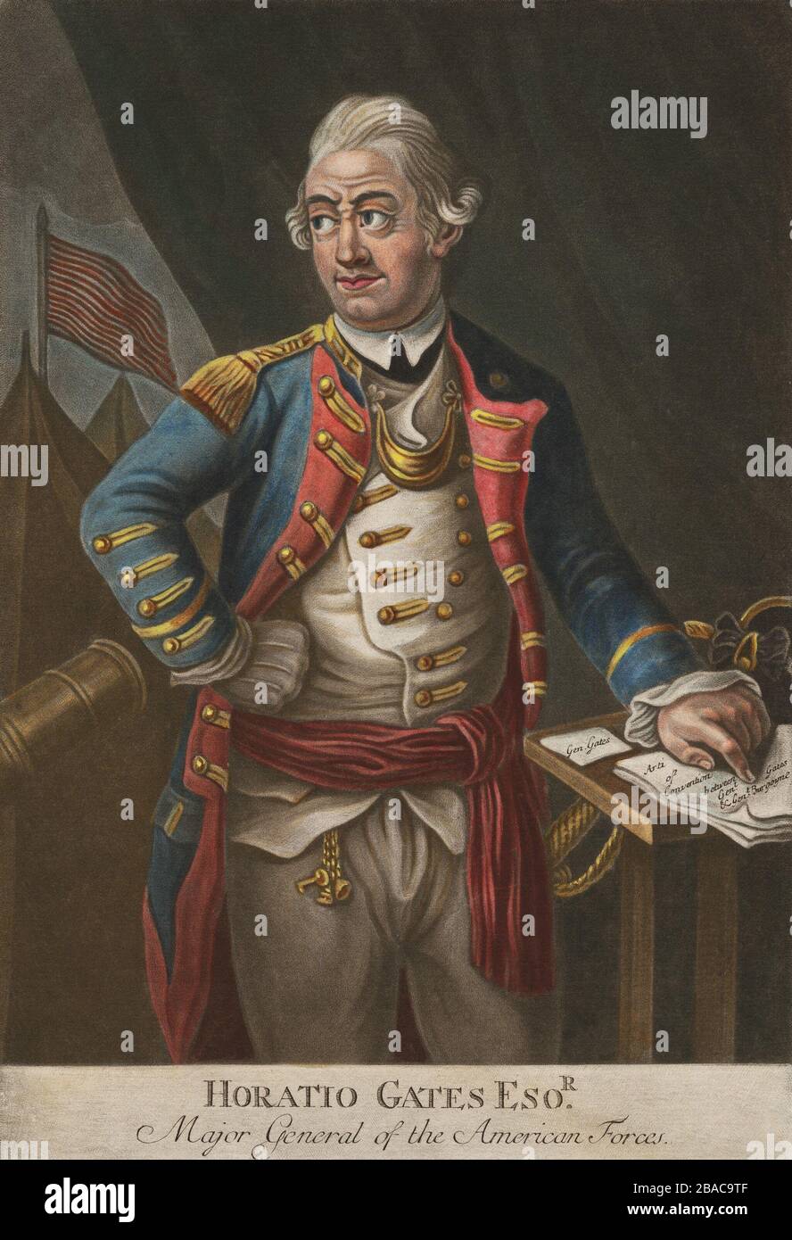 General Horatio Gates served in the American Continential Army during ...