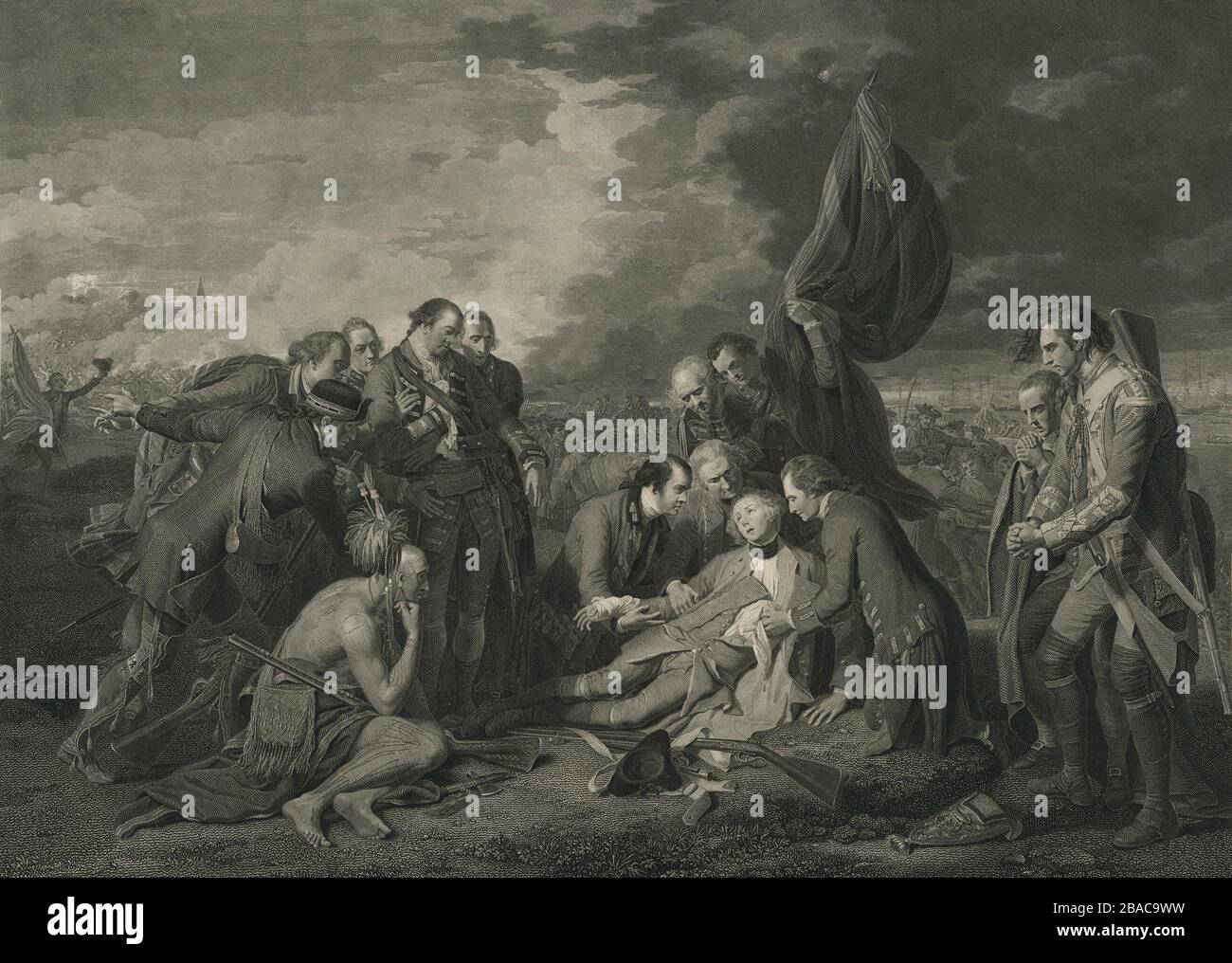 French and Indian War. The death of British General James Wolfe at the ...