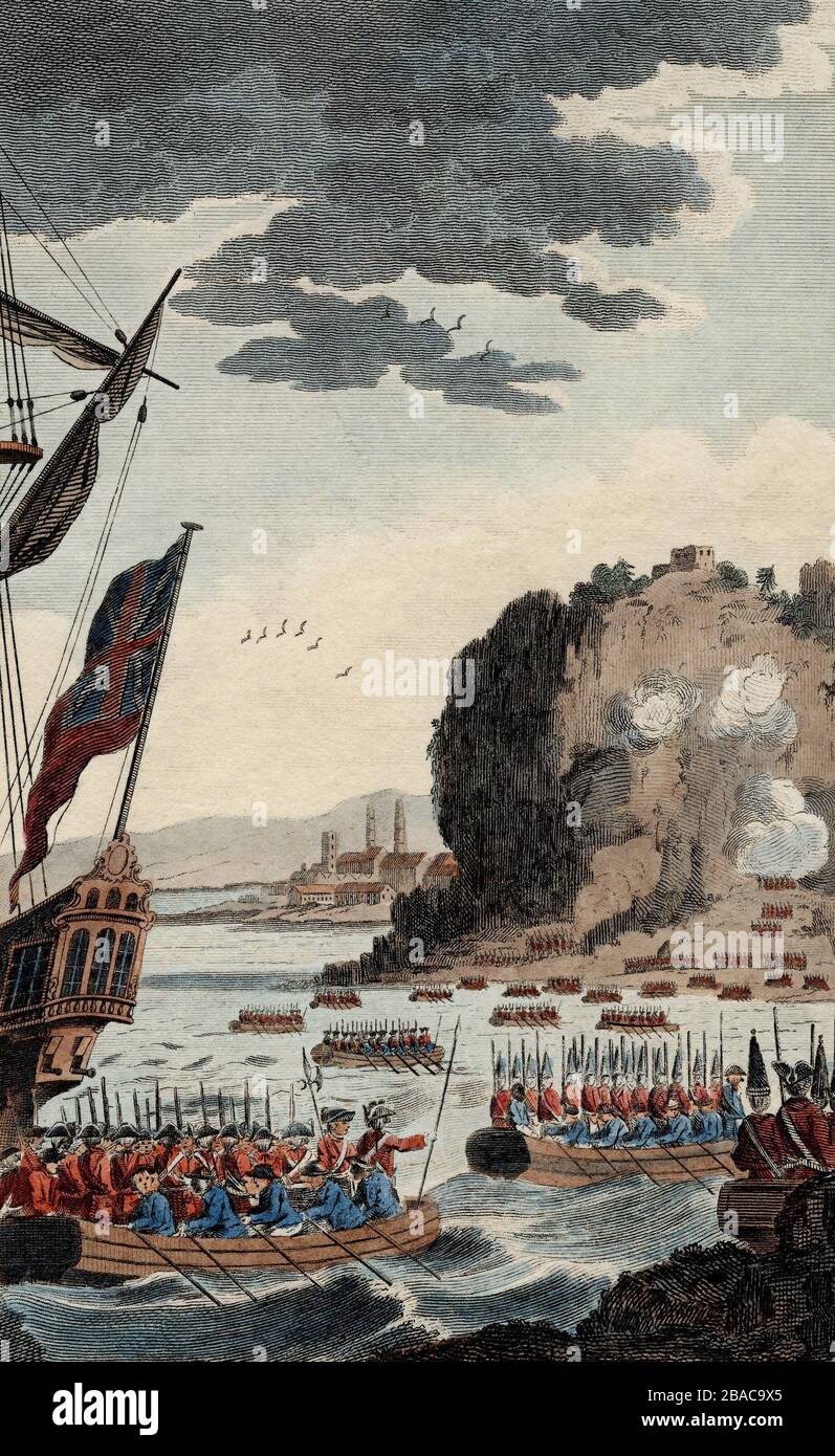 French and Indian War. Battle of the Plains of Abraham, Quebec City ...