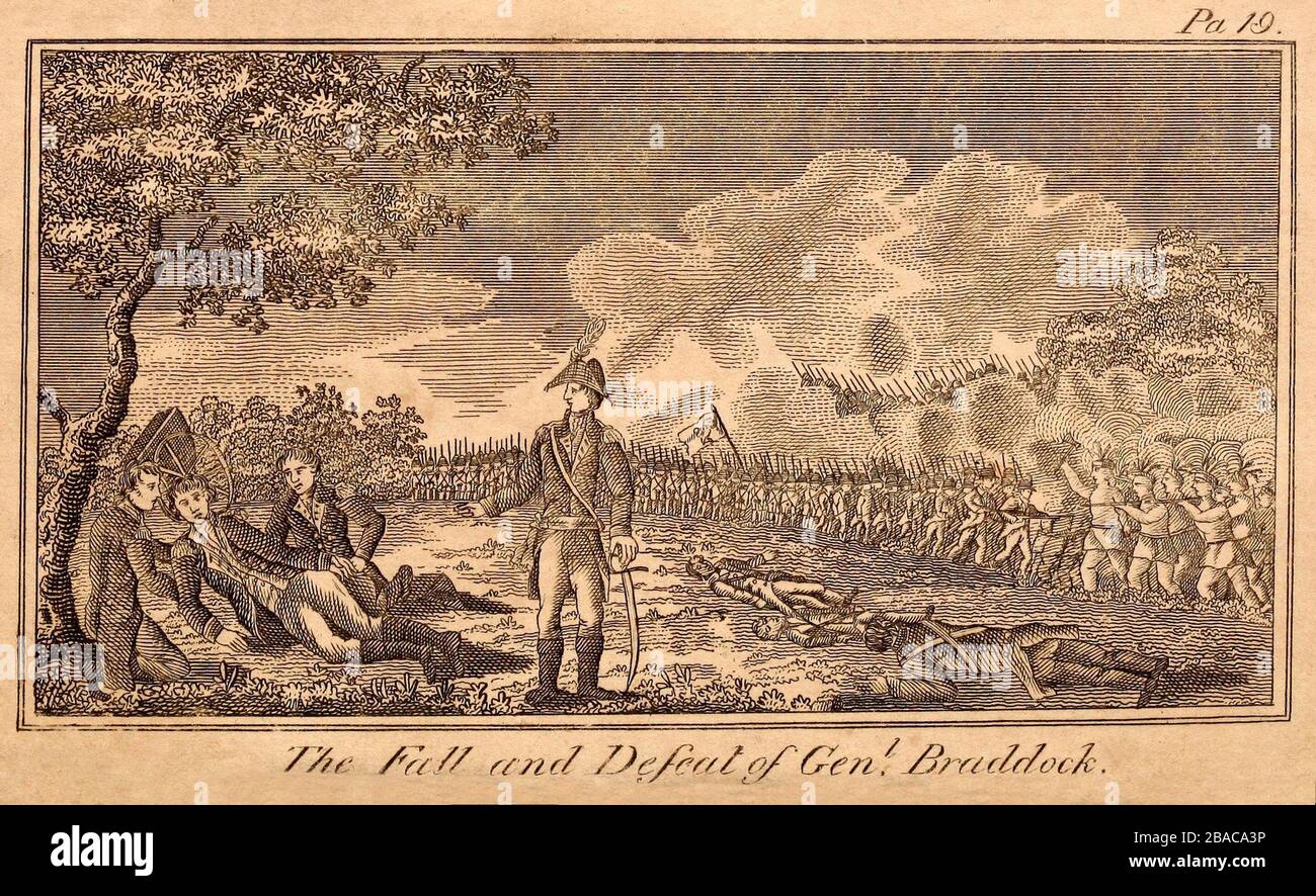 French and Indian War. Battle of Wilderness, Braddock's Defeat ...