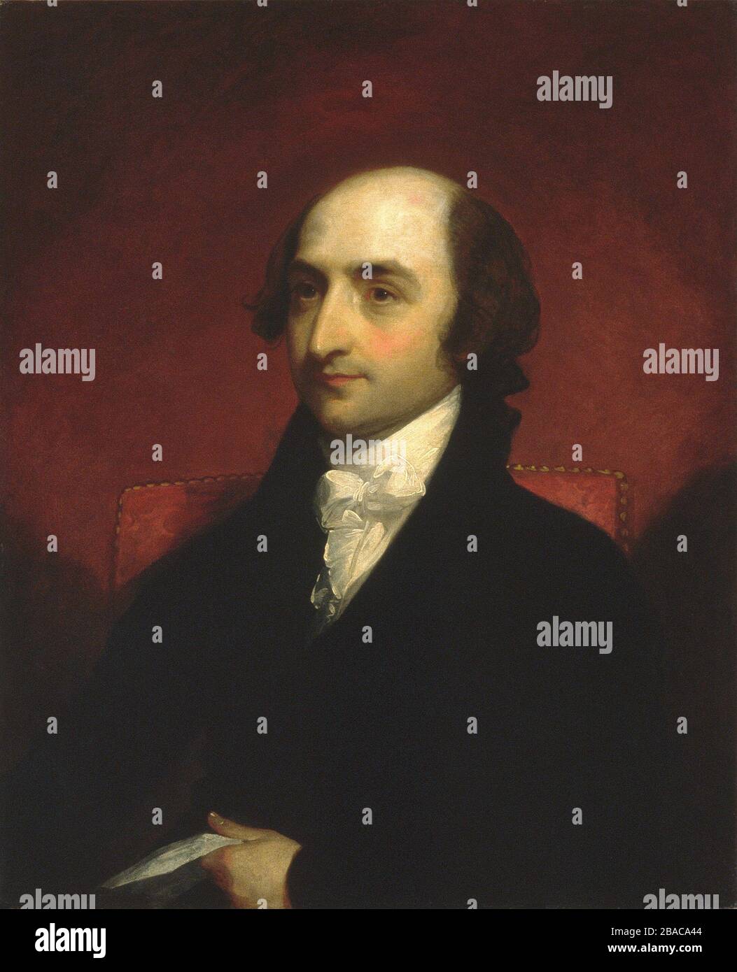 Albert Gallatin, by Gilbert Stuart, 1803, American painting, oil on ...