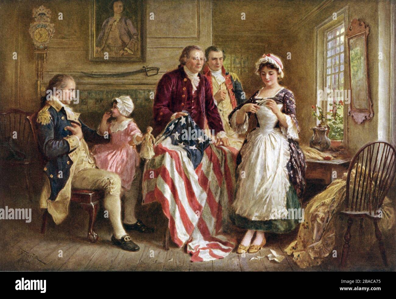 American Revolution. Betsy Ross ran an upholstery business in ...