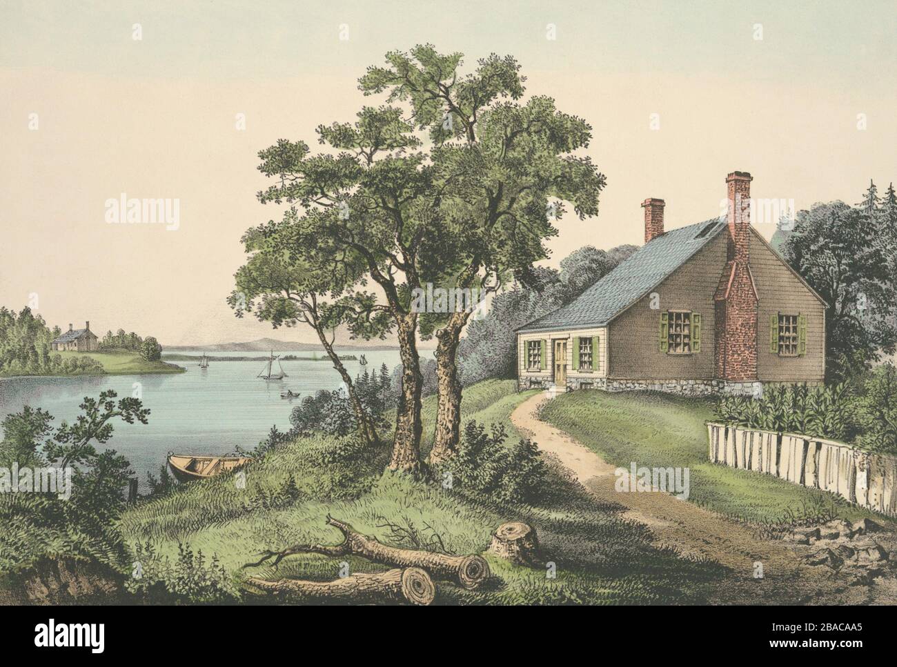 Birth-place of George Washington, at Bridges Creek, Westmoreland County ...