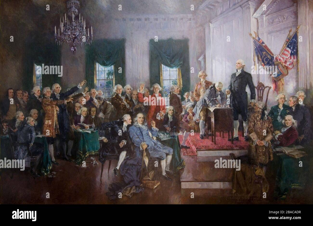 Signing of the united states constitution hi-res stock photography and ...